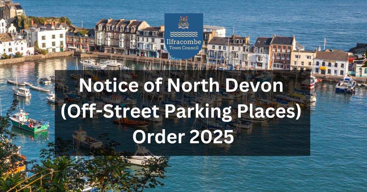 Notice of North Devon (Off-Street Parking Places) Order 2025